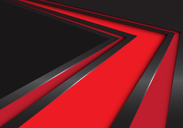 Abstract red light arrow speed direction on black Vector Image