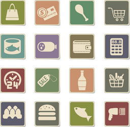 Grocery store icon Royalty Free Vector Image - VectorStock