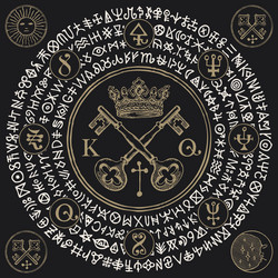 Set of icons for magic symbols Royalty Free Vector Image