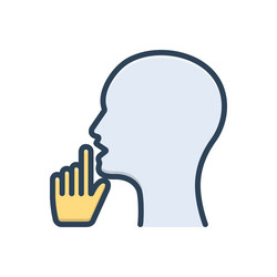 Discretion Royalty Free Vector Image - VectorStock