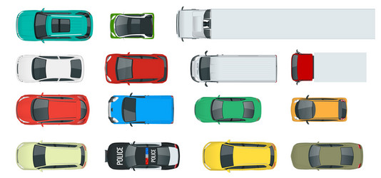 Car From Above Vector Images (over 190)