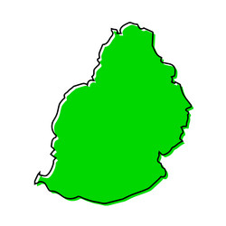 Mauritius Map Outline Vector Images (over 240)