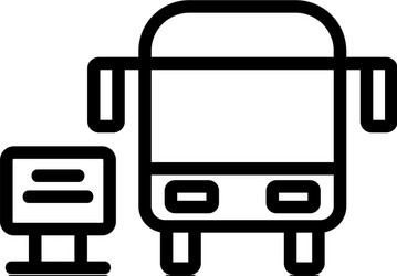 Big bus icon Royalty Free Vector Image - VectorStock