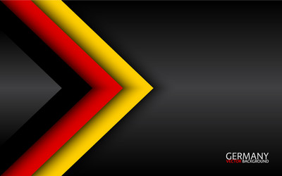 Modern background with german colors Royalty Free Vector