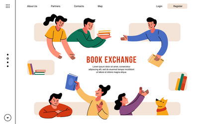 Book Exchange Vector Images (over 3,500)