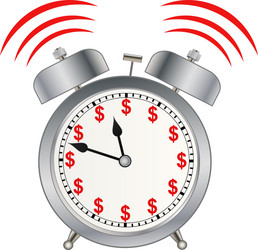 Time is money Royalty Free Vector Image - VectorStock