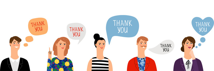 Thank You Cartoon Vector Images (over 3,900)