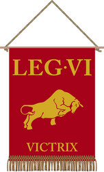 Standard of legio xii fulminata Royalty Free Vector Image