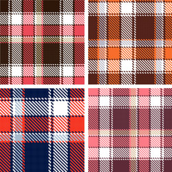Seamless checkered pattern Royalty Free Vector Image