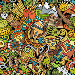Peruvian inca style knitting pattern Royalty Free Vector