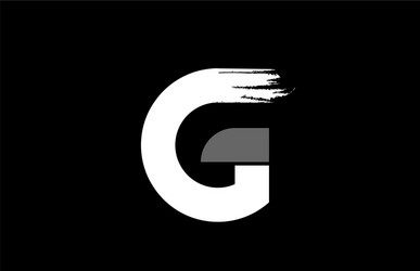 Black Background and White Letter G Grunge Vector Images (over 160)