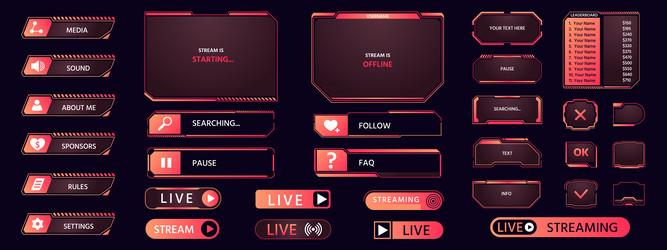 Game Interface Vector Images (over 61,000)