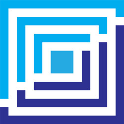 Square logo icon Royalty Free Vector Image - VectorStock