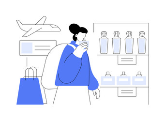 Free samples isolated cartoon Royalty Free Vector Image