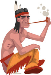 Smoke Indian Cartoon Vector Images (over 250)