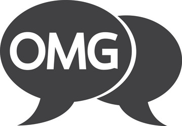 Acronym OMG Chat Vector Images (67)