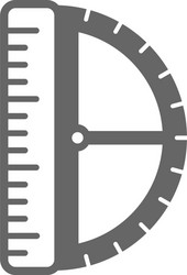 Set ruler tools icon engineering simple icon Vector Image