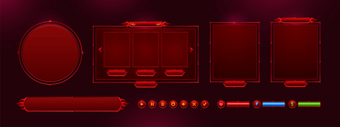 Game Menu Buttons Vector Images (over 5,500)