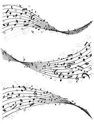 Wavy Music Staff Vector Images (over 140)