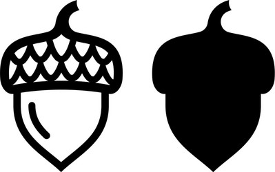 Acorn Royalty Free Vector Image - VectorStock