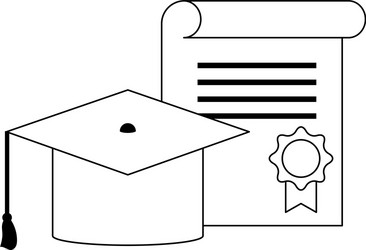 Graduation Cap Black and White Vector Images (over 29,000)