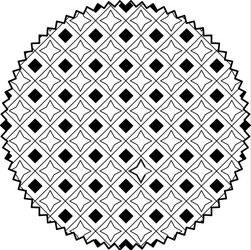 Isolated pattern circle design Royalty Free Vector Image