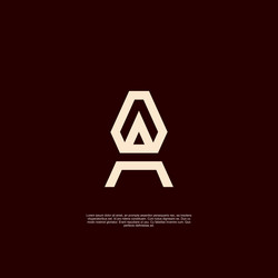 Letter a professional logo for all brands Vector Image