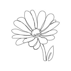 Flower One Color Vector Images (over 3,100)