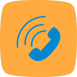 Active call icon design Royalty Free Vector Image