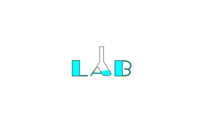 Basic rgb lab talk logo template Royalty Free Vector Image
