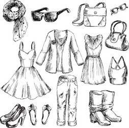 Children clothes Royalty Free Vector Image - VectorStock