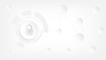 Abstract cyber security and information Royalty Free Vector