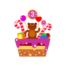 Birthday Third Kids Vector Images (over 100)