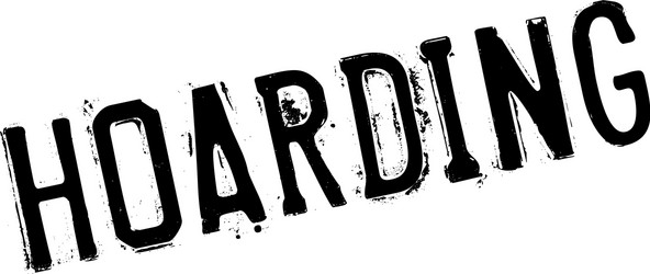 Hoarding rubber stamp Royalty Free Vector Image
