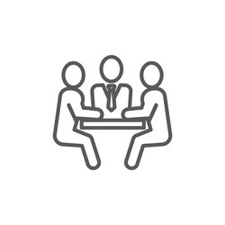 Implode icon line art style design isolated on Vector Image