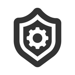 Security settings icon Royalty Free Vector Image