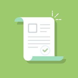 Approved document Royalty Free Vector Image - VectorStock