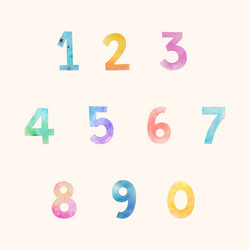 Number Vector Images (over 750,000)