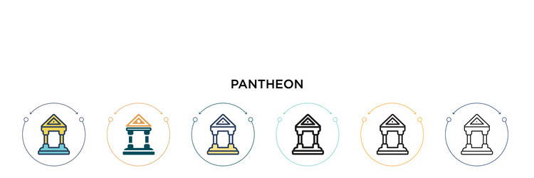 Pantheon Roma Vector Images (89)