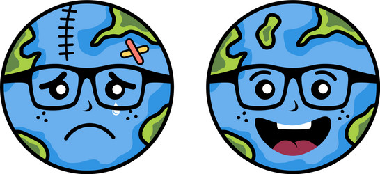 Save our world planet earth campaign Royalty Free Vector