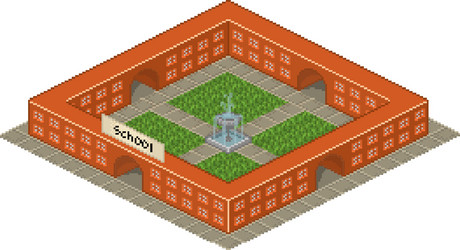 Pixel School Vector Images (over 7,600)