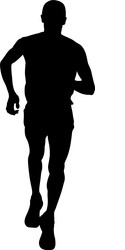 Trail Runner Silhouette Vector Images (over 230)
