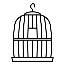 Simple Birdcage Drawing