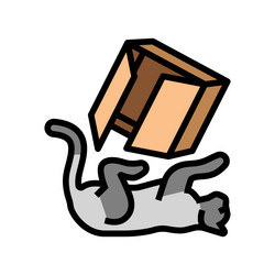 Below preposition english line icon Royalty Free Vector