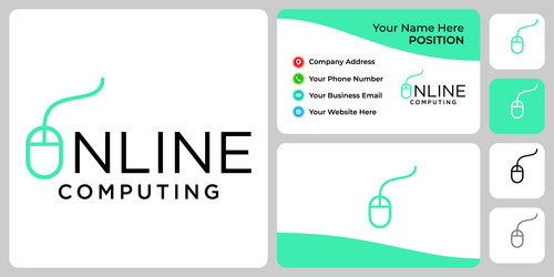 Point information logo Royalty Free Vector Image