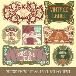 Frames design vintage color Royalty Free Vector Image
