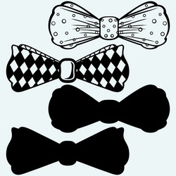 Bow tie Royalty Free Vector Image - VectorStock