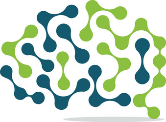 Head science lab logo icon design Royalty Free Vector Image