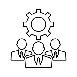 Expert team icon Royalty Free Vector Image - VectorStock