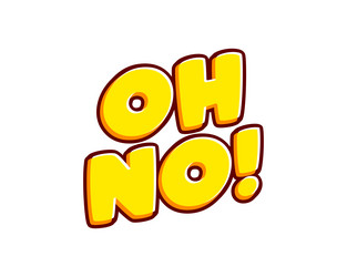 Ohno modern text style calligraphy isolated Vector Image